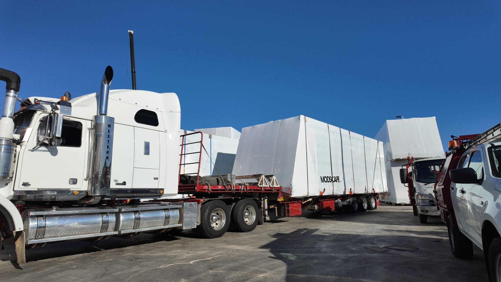 First Modules Arrive in Cairns | Modscape + Modbotics